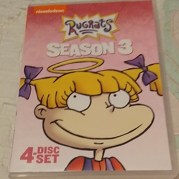 Nickelodeon Media Nickelodeon Rugrats Season 3 Dvd Red And Yellow